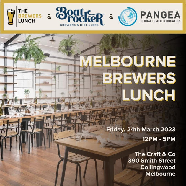 THE BREWERS LUNCH | MELBOURNE EVENT | NETWORKING & BEERS – Boatrocker ...