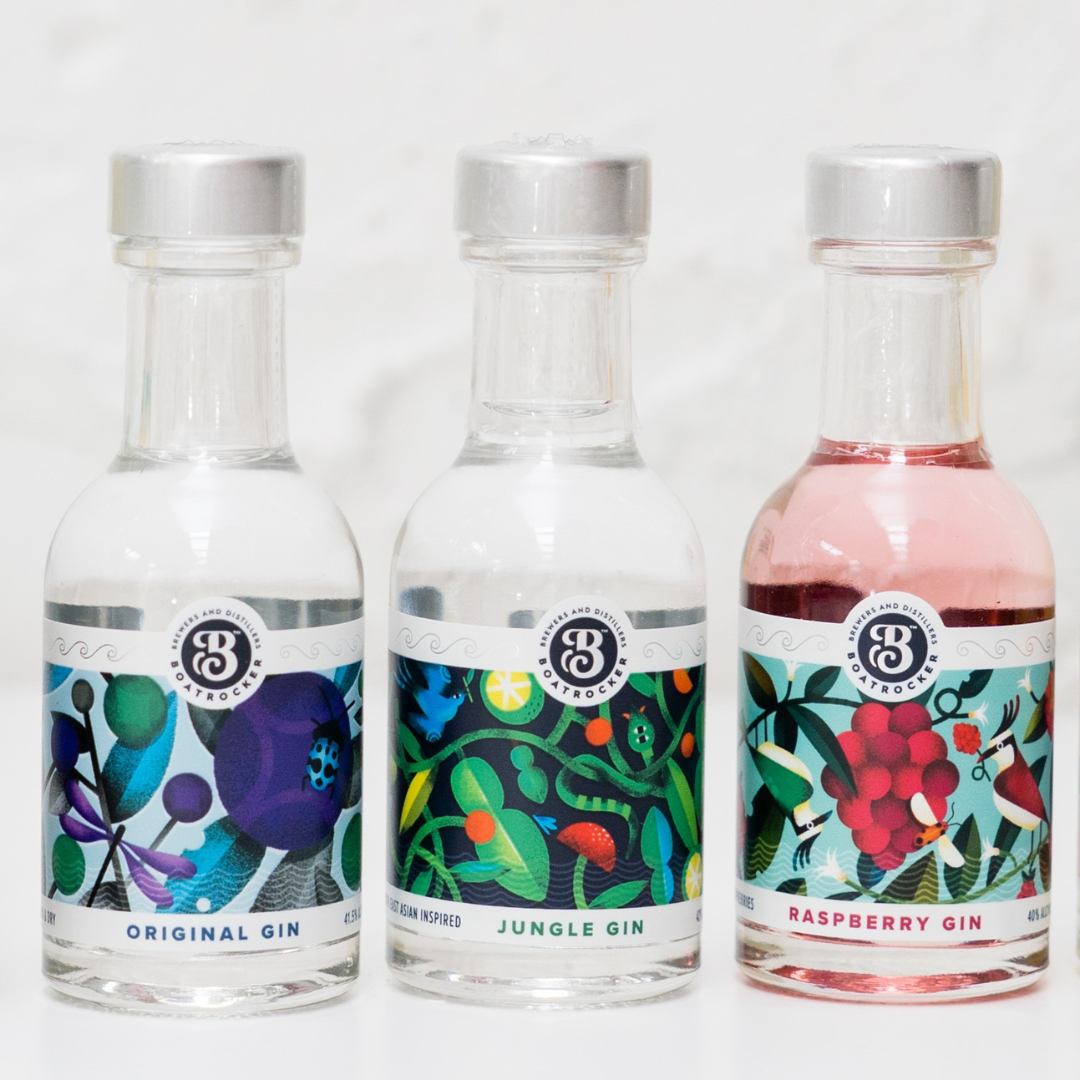 Mini Gin Trio Gift Pack – Boatrocker Brewers & Distillers